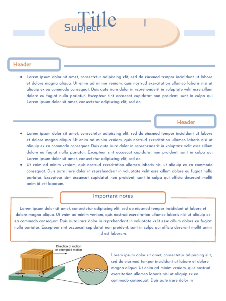 Gdocs Notes Template (#3) | PDF