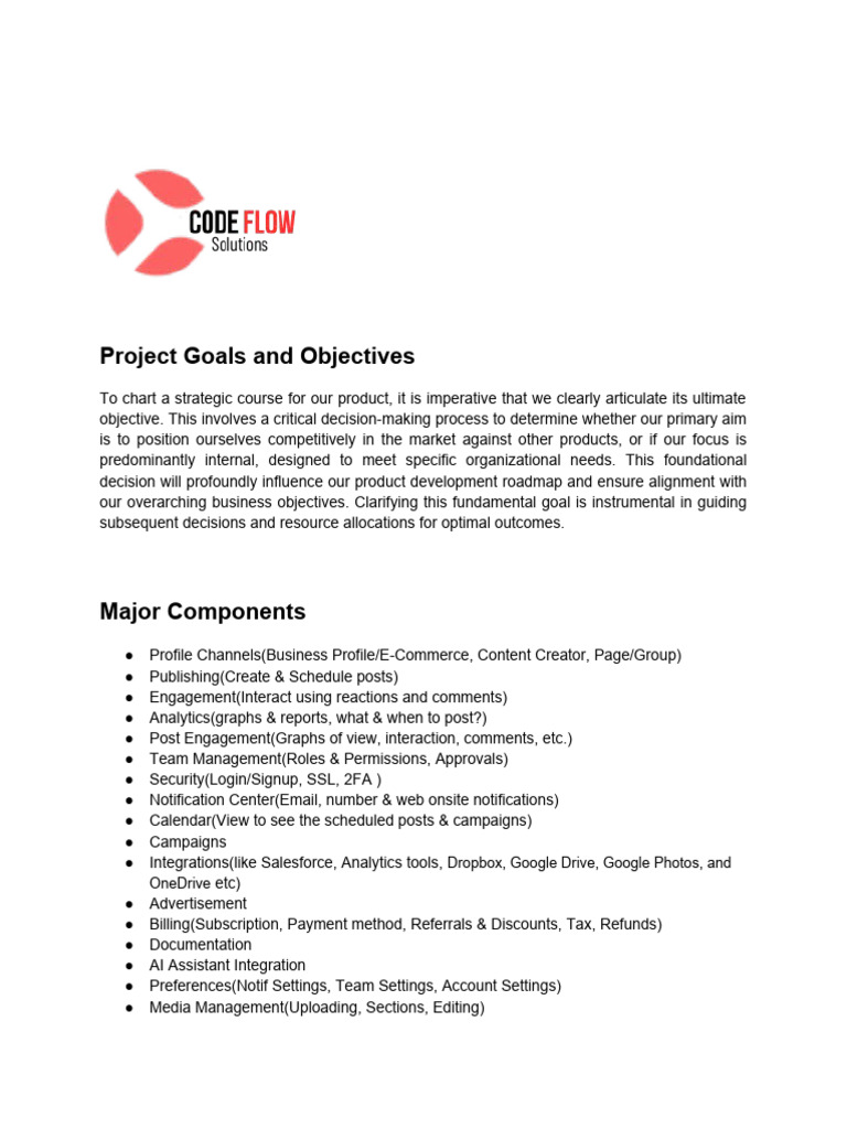 Project implementation roadmap | PDF | Databases | Scalability