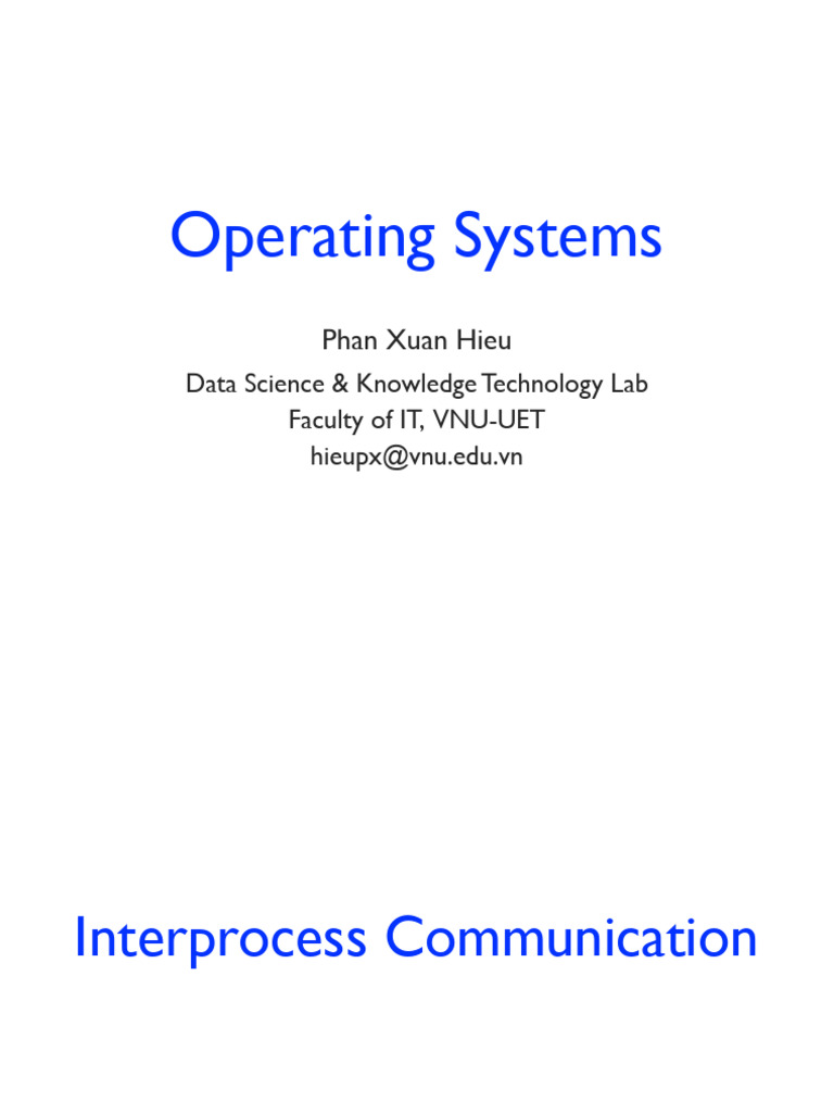 Lecture 03 InterprocessCommunication | PDF | Network Socket | Duplex ... Lecture 03 InterprocessCommunication | PDF | Network Socket | Duplex ...