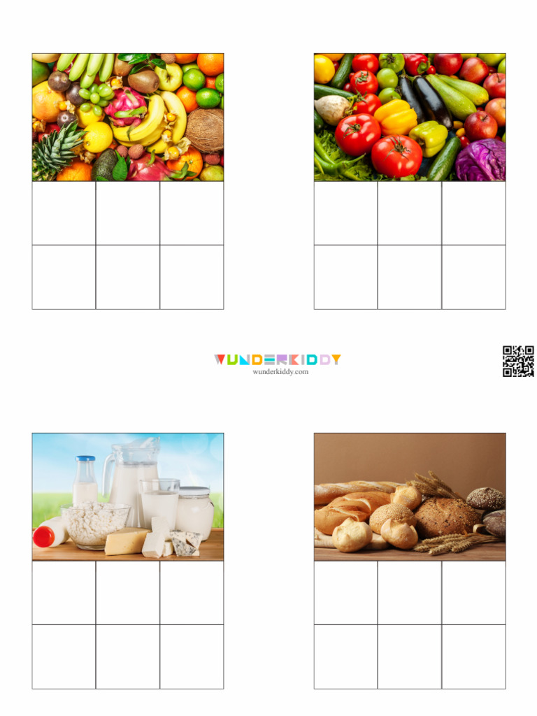 Wunderkiddy Food Groups | PDF
