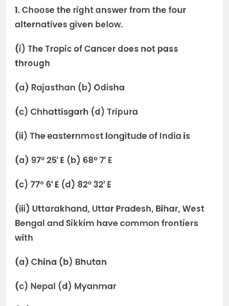 Geo Ch 1 Class Ix Pdf