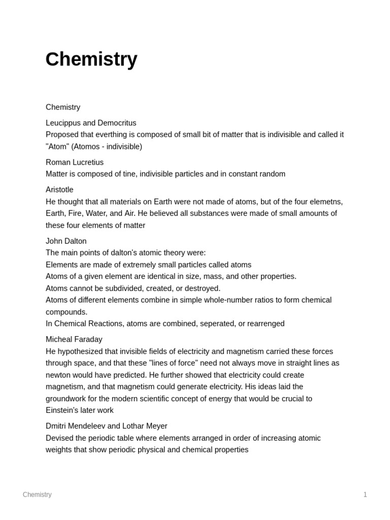 Gen Chem | PDF | Chemical Compounds | Chemistry