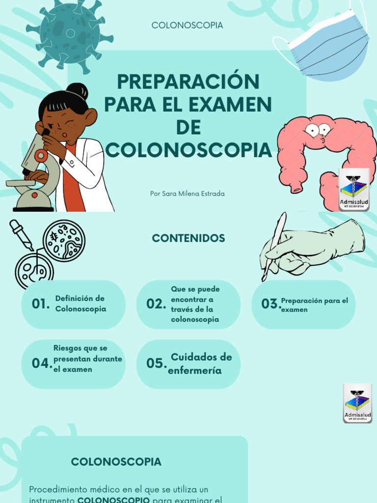 PRESENTACION COLONOSCOPIA | PDF | Colonoscopia | Intestino grueso