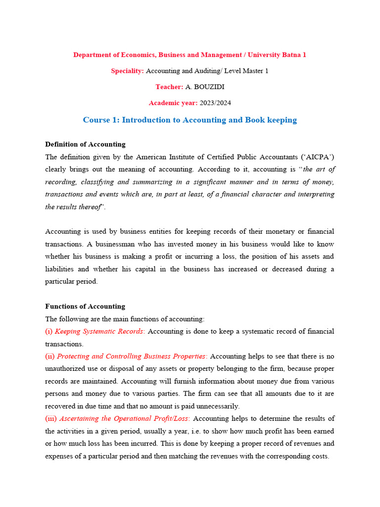 Mastering Accounting Basics | PDF | Bookkeeping | Accounting