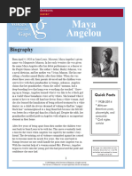 Maya Angelou: Insights from 10 Questions | PDF | Maya Angelou