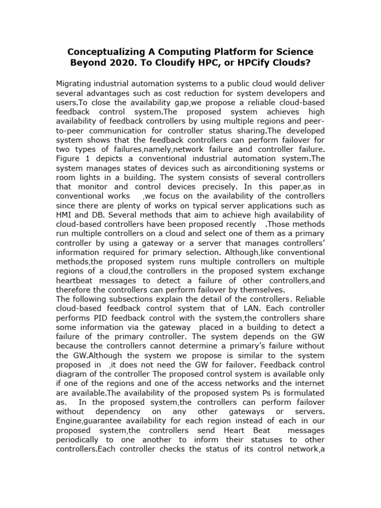 Summary CC | PDF | Cloud Computing | Computing