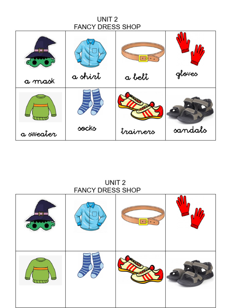 Fancy Dress Shop and Farm Colors Guide | PDF
