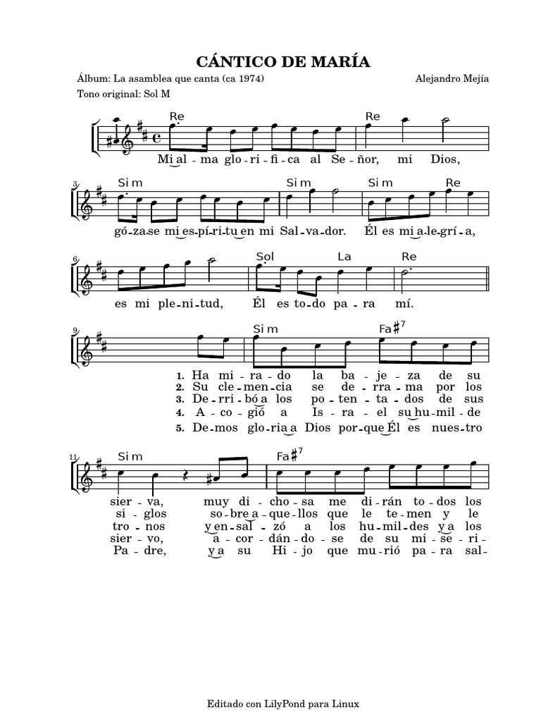 P12 Canto de Maria Fa | PDF