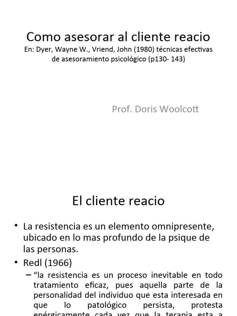 6 Como Asesorar Al Cliente Reacio | PDF | Comportamiento | Sicología