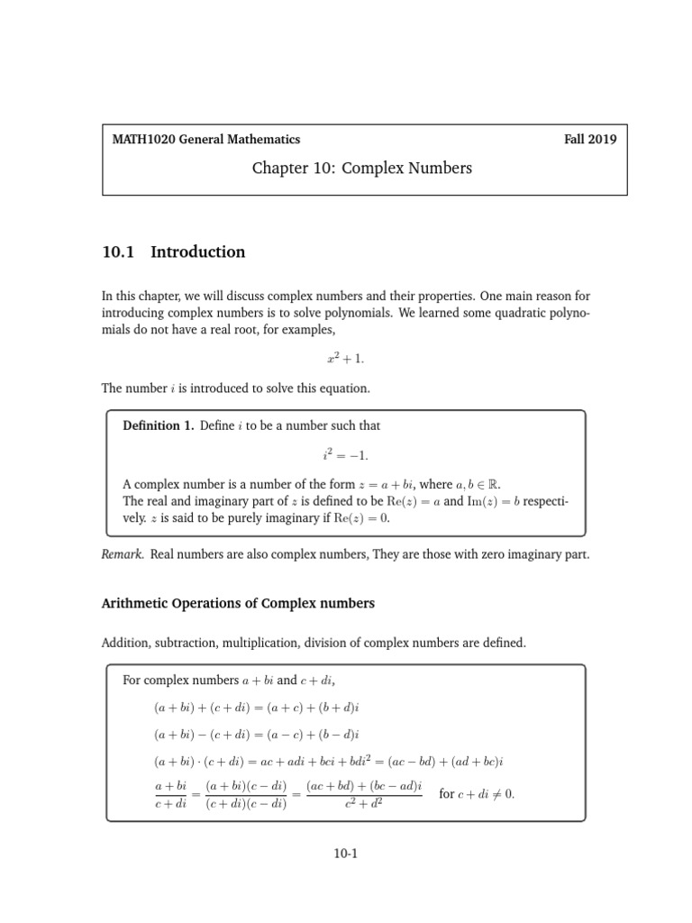 zarComplexNumber 1 | PDF | Complex Number | Quadratic Equation zarComplexNumber 1 | PDF | Complex Number | Quadratic Equation
