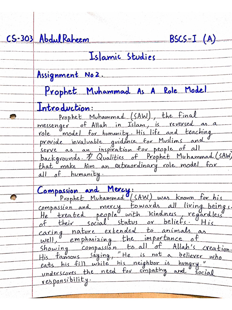 Islamic Studies-Assignment 2 | PDF