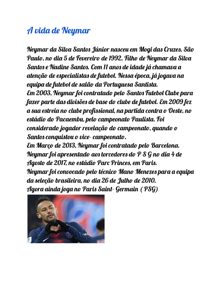 Neymar | PDF