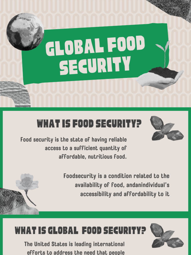 Global Food Security 2 | PDF