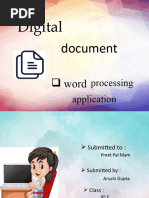Class 9 Unit 3 Digital Documentation (Final) | PDF | Microsoft Word | Typewriter