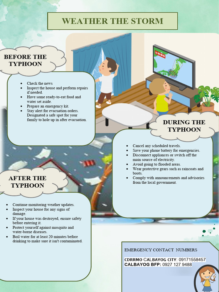 Typhoon Preparedness and Safety Guide | PDF
