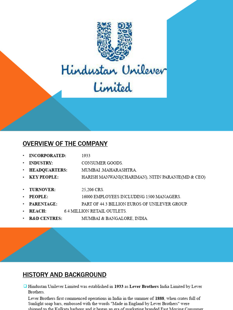 HUL History | PDF
