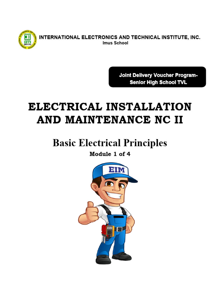 Module-1-Basic Electrical Principles | PDF | Atoms | Series And ... Module-1-Basic Electrical Principles | PDF | Atoms | Series And ...