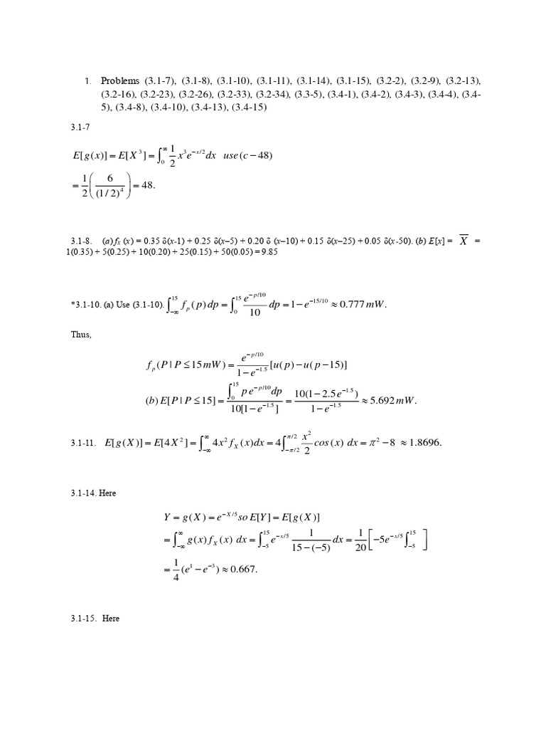 sol_3장 | PDF | Normal Distribution | Statistical Theory