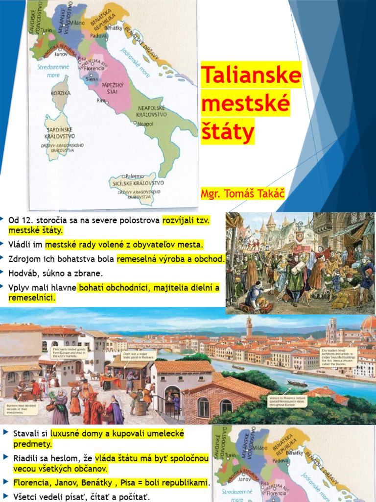 15.talianske Mestské Štáty | PDF