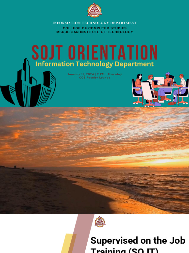 SOJT Orientation Guidelines and Steps | PDF | Business