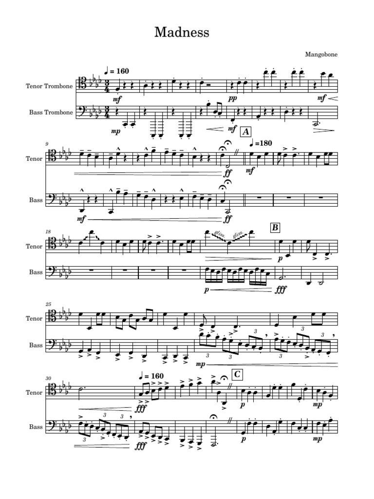 Madness | PDF | Continuous Pitch Instruments | Elements Of Music