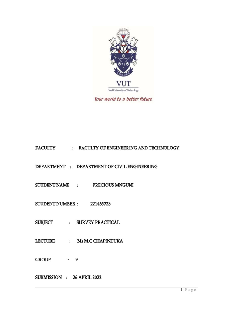 Survey - Practical - Long - and - Inverted Report | PDF | Geographical Technology