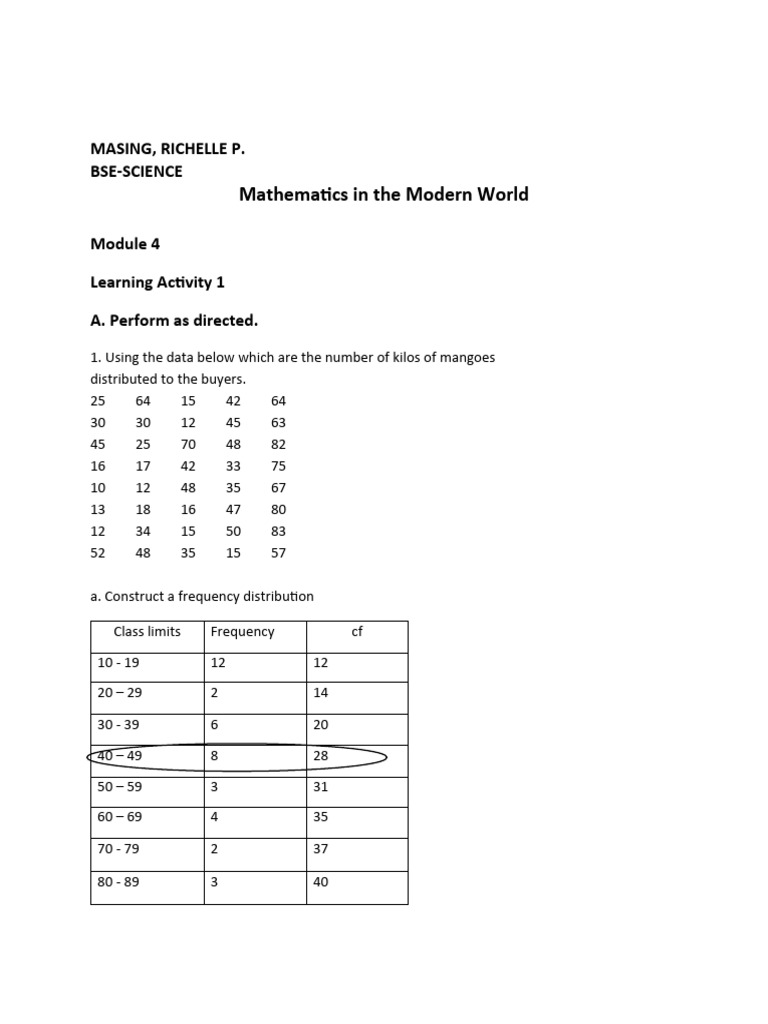 MITMW - Module 4 | PDF | Mathematics | Science