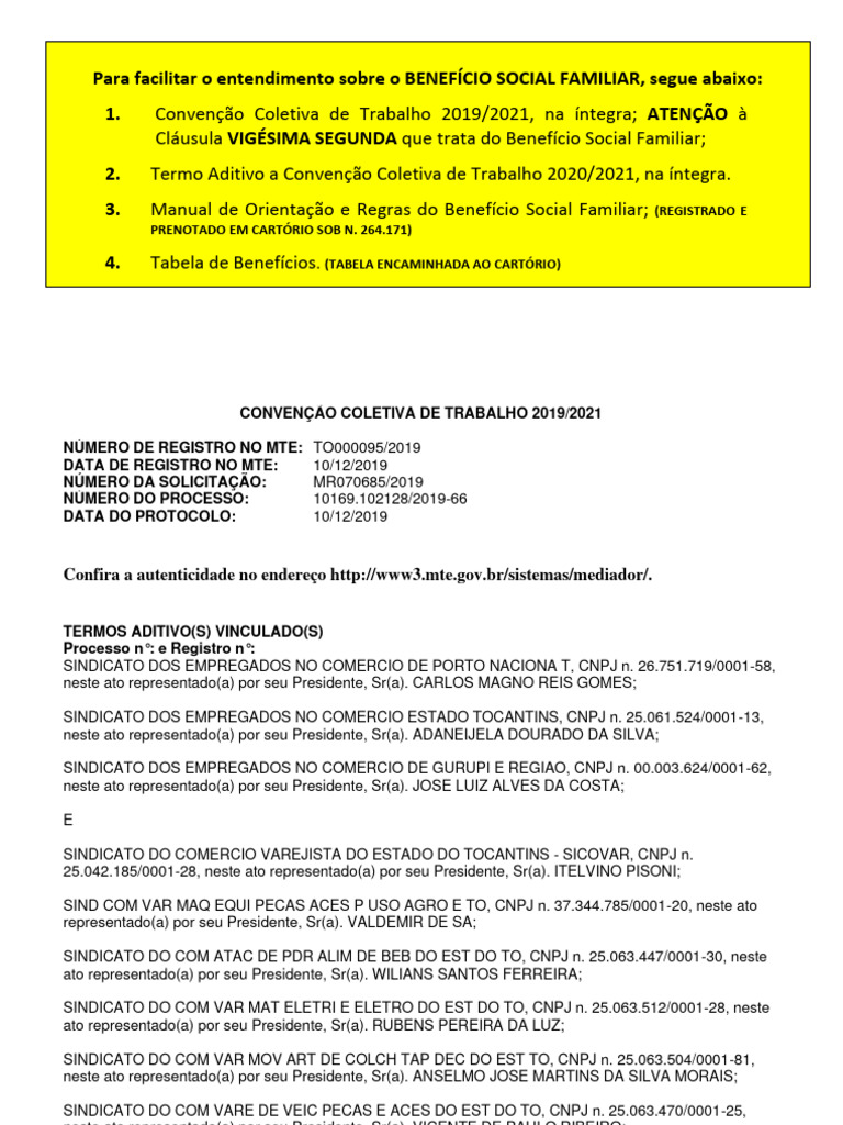 Benefício Social Familiar: Guia Completo | PDF | Hora extra | Sindicato