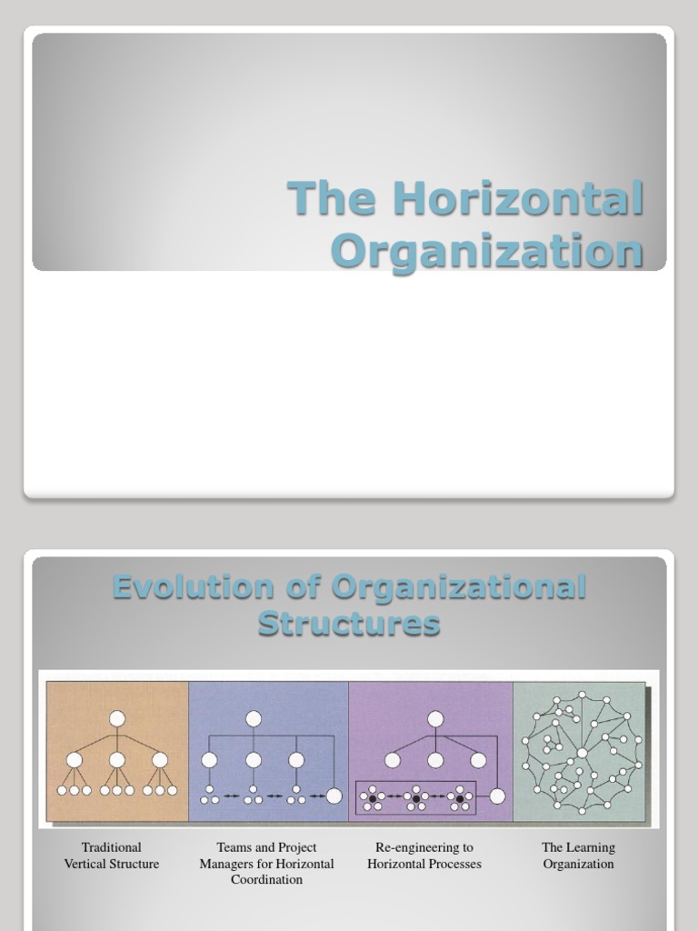 The Horizontal Organization | Business Process | Business