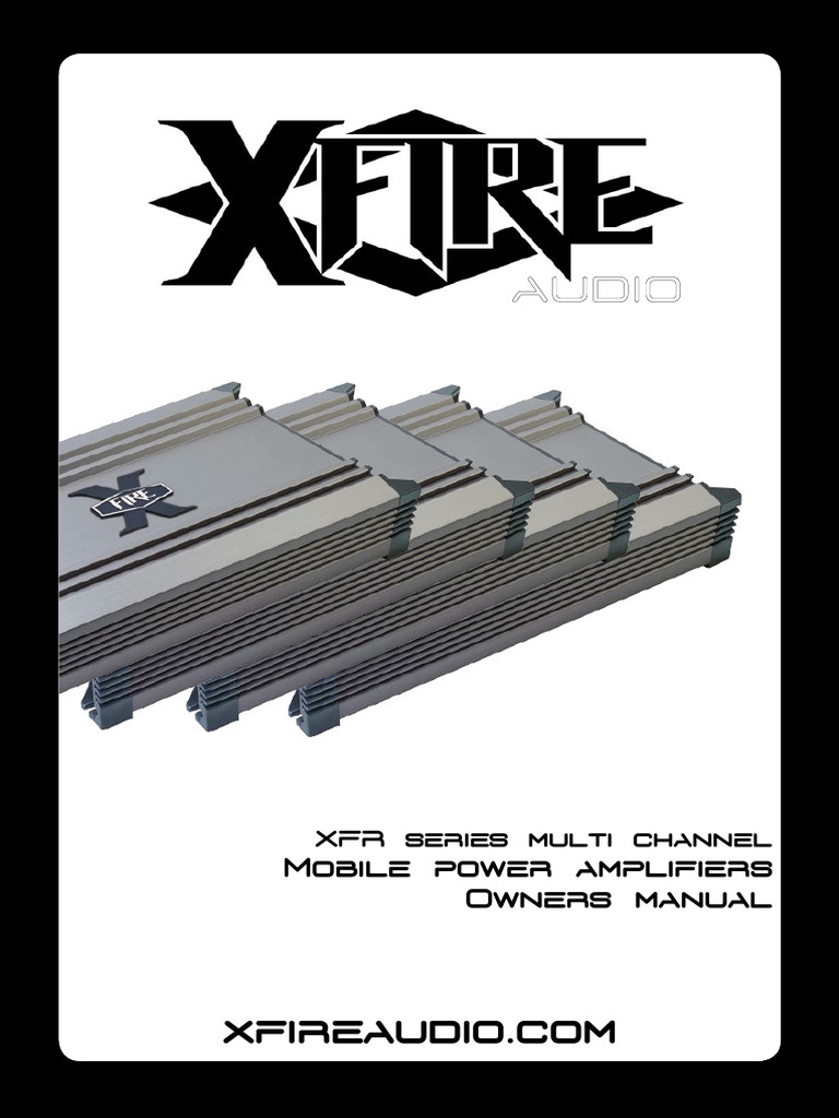 XFR-Manual 2-4-5CH 2015 V3 | PDF | Loudspeaker | Amplifier