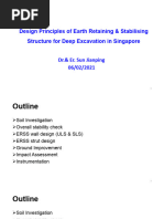 ERSS-Lecture 3 and 4 Geotechnical Design of Embedded Retaining Wall (HW) | PDF | Deep Foundation ...