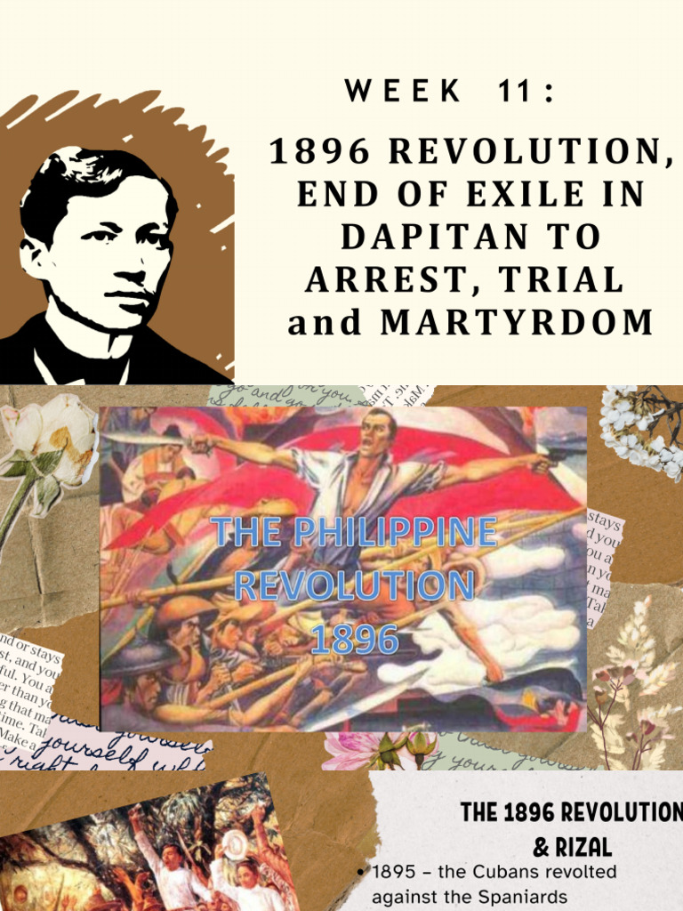 1896 Revolution, End of Exile in Dapitan To Arrest, Trial and Martyrdom ...