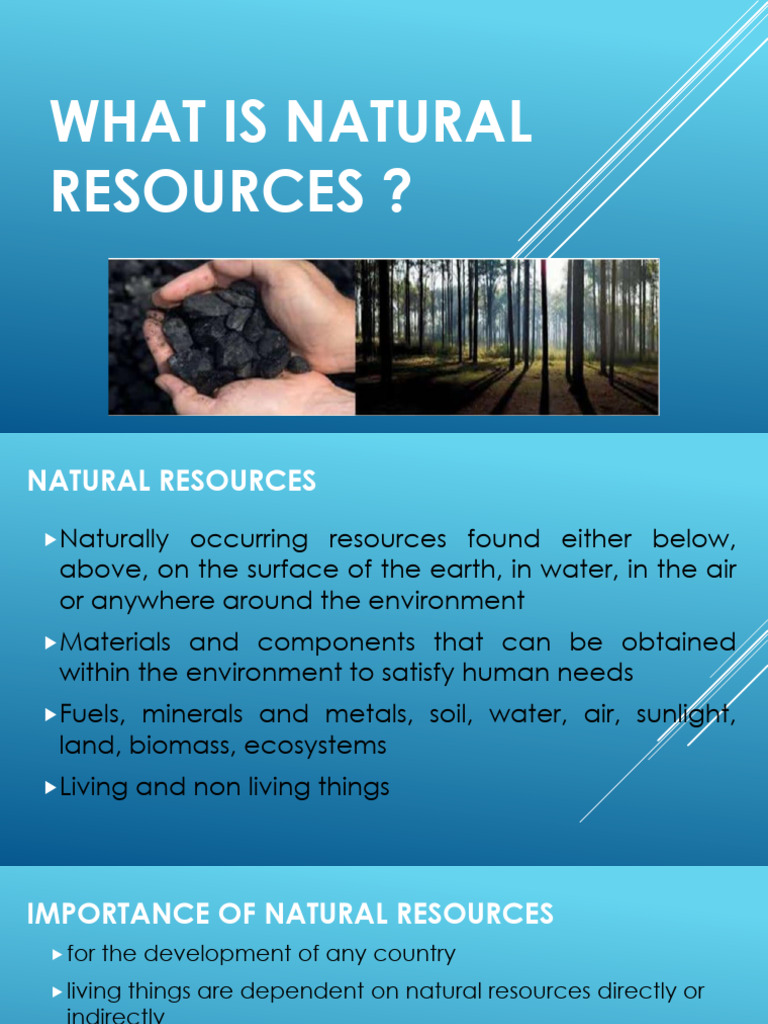 Natural Resources | PDF | Water Cycle | Soil