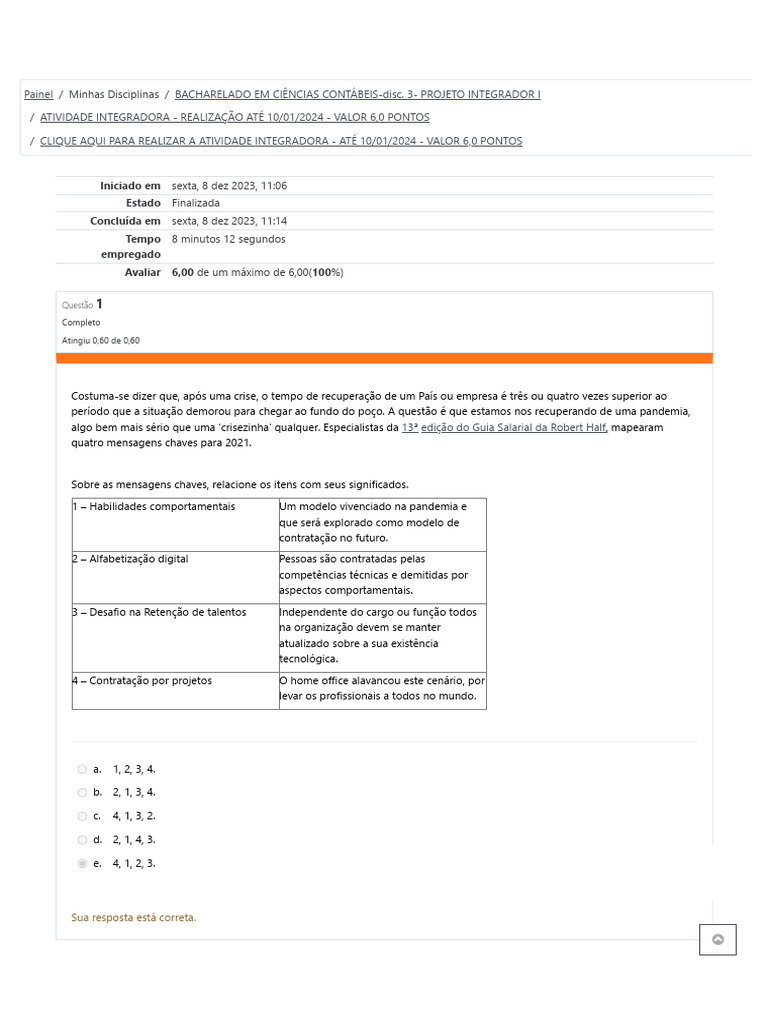 Projeto Integrador 1-3 | PDF | Mercado (economia) | Gestão de recursos ...