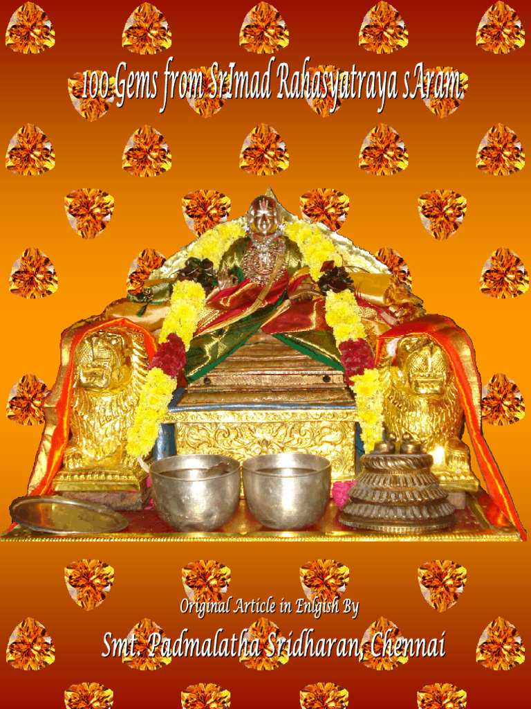 Gems of Srimad Rahasya Traya Saram | PDF | Bhakti | Yoga