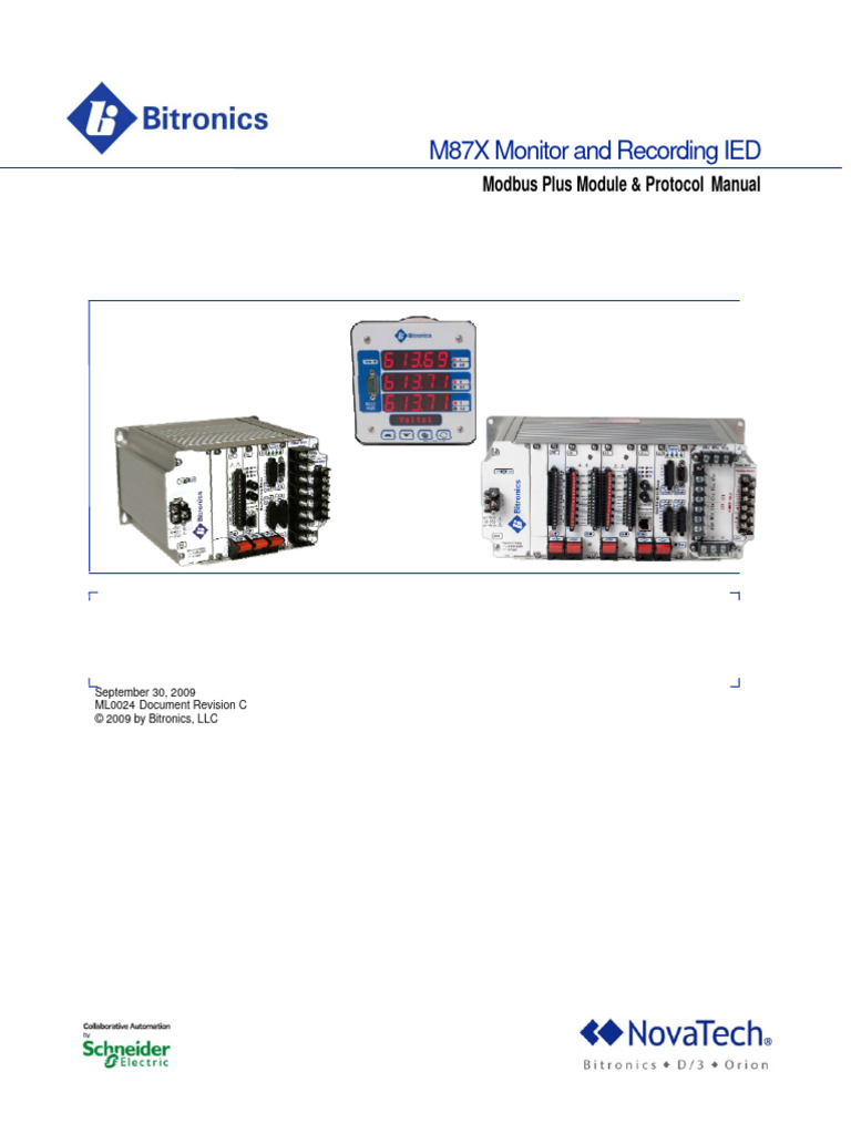 M87x_Modbus_Plus_Manual | PDF | Computer Network | Routing