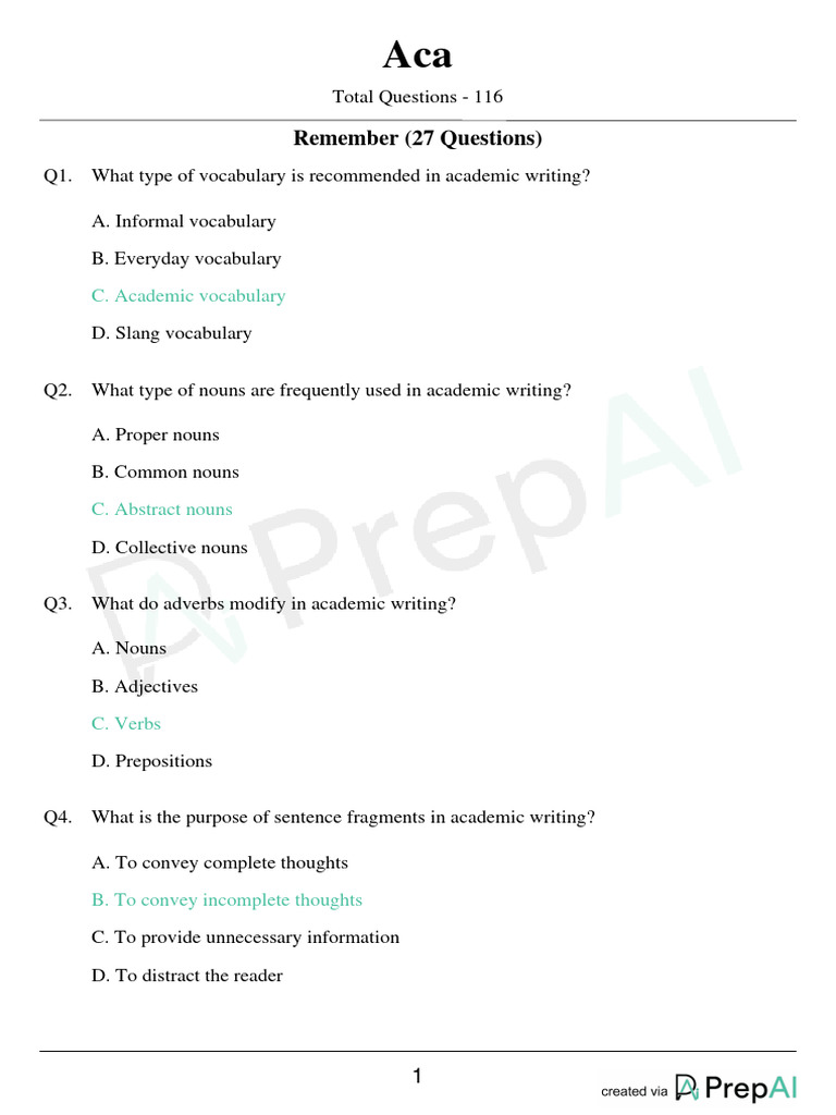 Academic Writing | PDF | Language Mechanics | Semantics