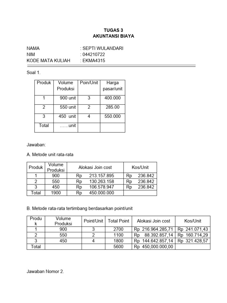Tugas 3 Ekma4315 | PDF