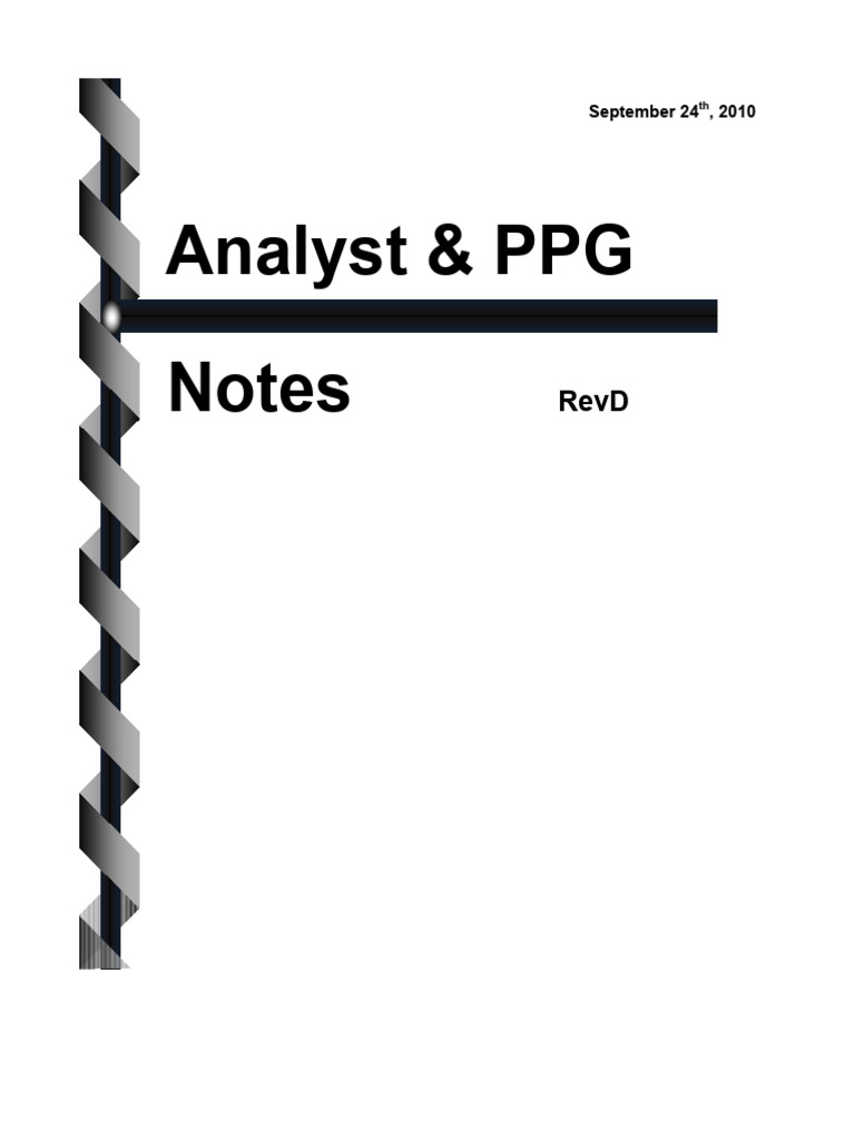 PPG Notes and Troubleshooting Guide | PDF | Computer File | Tandem Mass ...