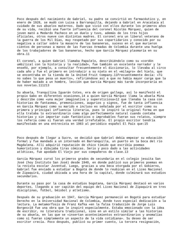 Relato de Un Naufrago | PDF | Gabriel García Márquez