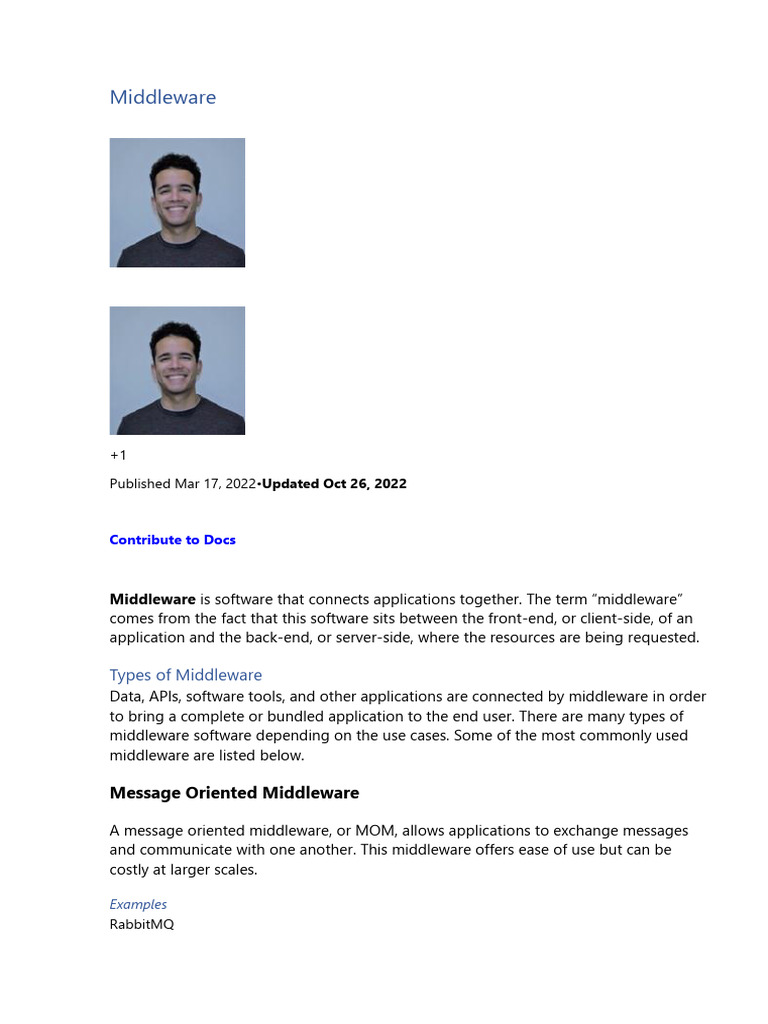 Middleware | PDF | Middleware | Databases