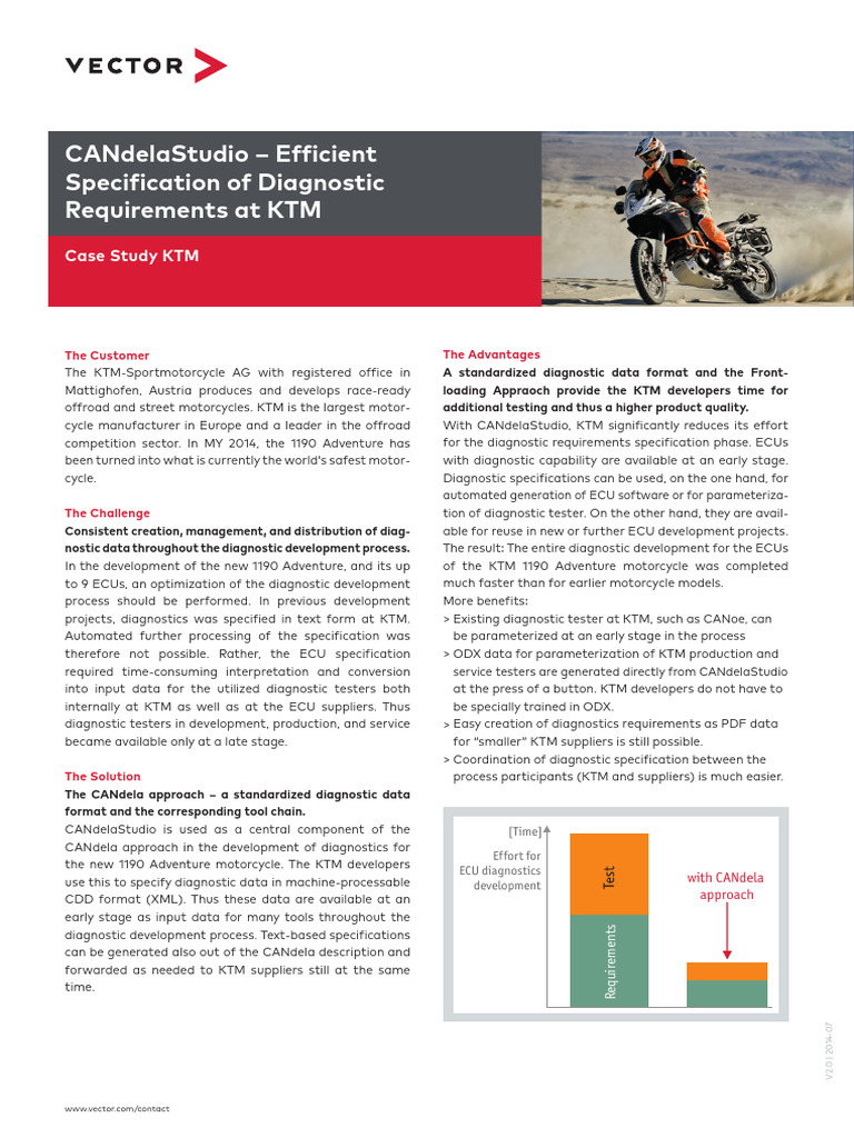 CANdelaStudio KTM CaseStudy EN Neu | PDF | Specification (Technical ...