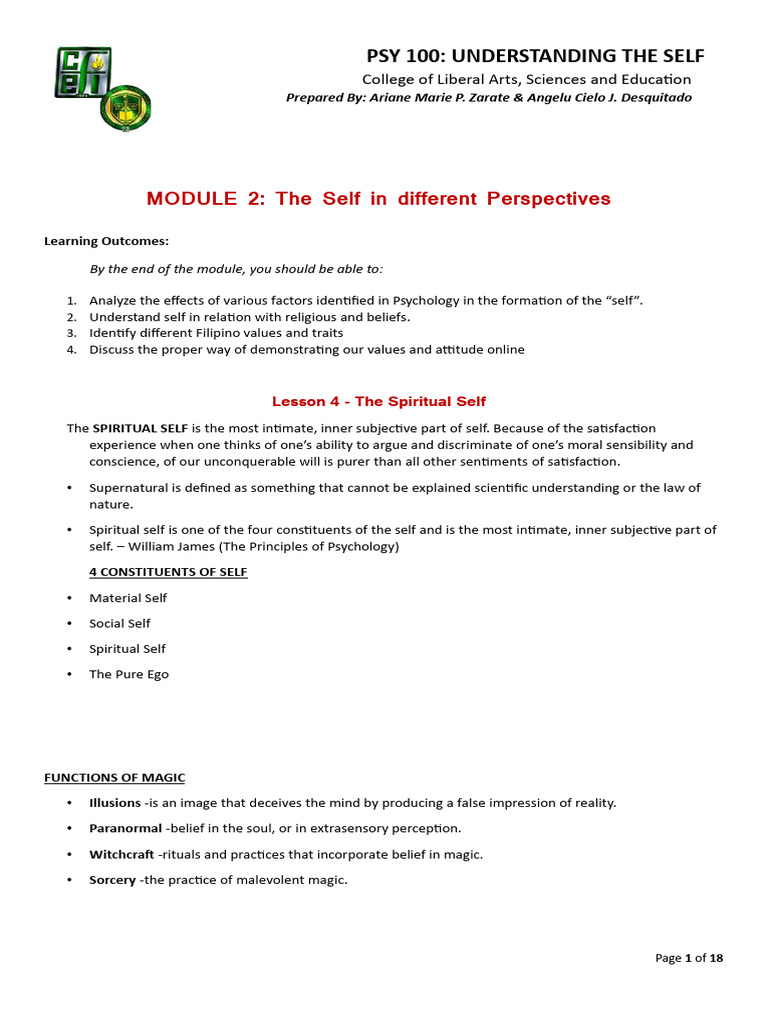 Hchqe51pf - MODULE 2 - LESSONS 4-7 | PDF | Religion & Spirituality