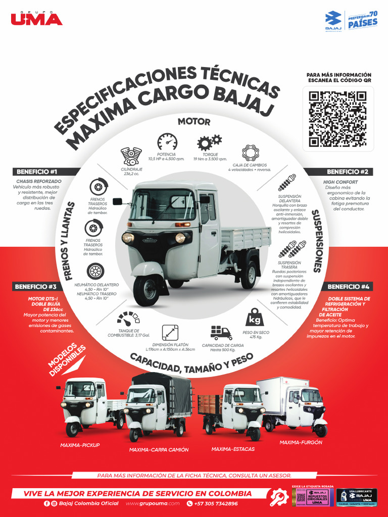Ficha Técnica Maxima Cargo | PDF