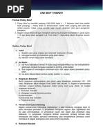 Template Penulisan Policy Brief IPB | PDF