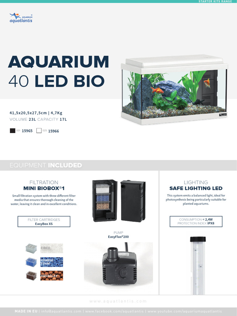 AQUARIUM LED BIO.PDF | PDF | Aquarium | Environment