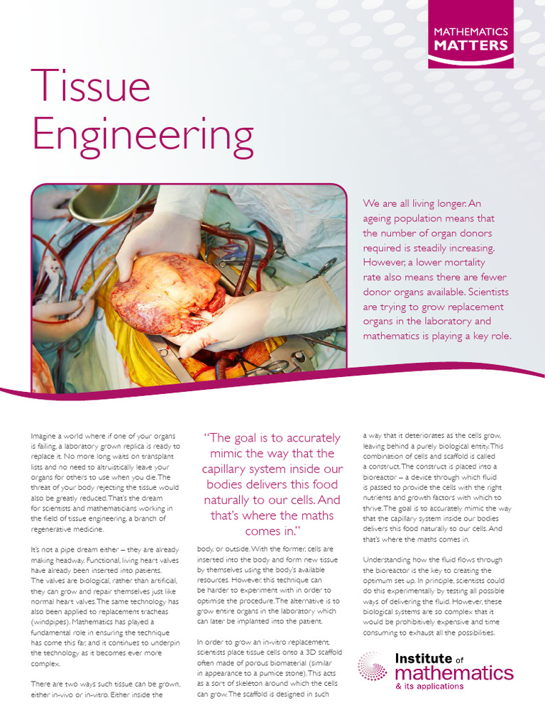 Tissue Engineering | PDF | Tissue Engineering | Porosity