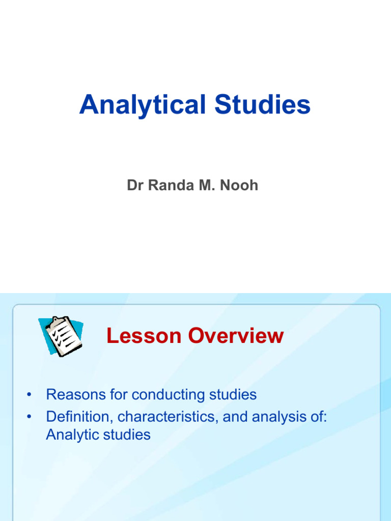 7 Analytic Studies | PDF | Relative Risk | Cohort Study