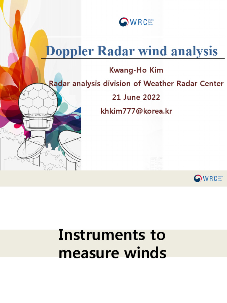 Doppler Radar Wind Analysis | PDF | Wound | Velocity
