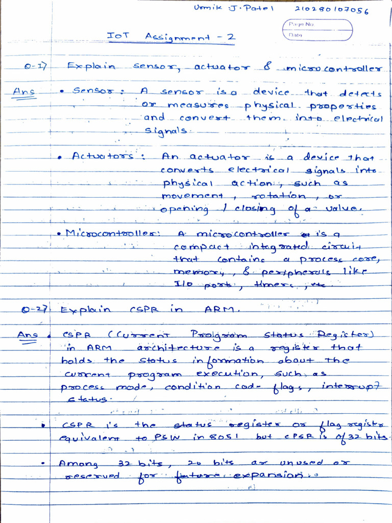 Assignment 2 IOT Ujp | PDF